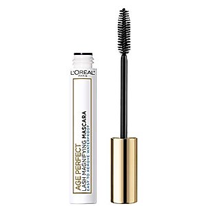 L'Oreal Paris Age Perfect Lash Magnifying Mascara, WATERPROOF Black, 0.28 Ounces