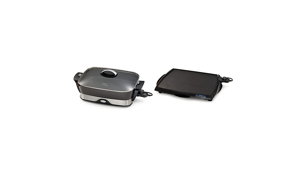 Presto 16-inch Electric Skillet & Griddle - Efficient Cooking