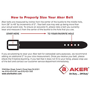 Aker Leather unisex adult Plain apparel belts, Tan, 44 US