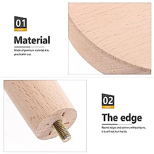 Paper Towel Holder Standing Paper Towel Holder Countertop Paper Towel Dispenser Wooden Kitchen Roll Holder Organizer Non Slip Napkin Roll Stand for Home Office Bathroom