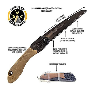 Silky Professional Pocketboy Folding Saw 170mm Medium Teeth Outback Edition (750-17)