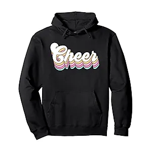 Retro Cheer Pastel Cheerleader Women Teen Girls Aesthetic Pullover Hoodie