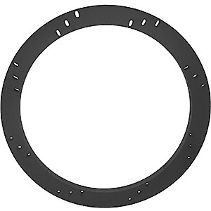 12" Subwoofer Speaker Spacer Depth Extender Extending Ring - 1/2" Thick - ID: 11 1/8" OD: 12 7/8" - SSK12K - Stackable - Perfect for Framing Fiberglass Enclosures