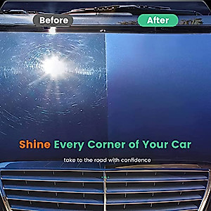 ETOOLAB Buffer Polisher with 23 pcs Necessities, [Car Beauty Designated] 7 inch/ 6 inch Car Rotary Polisher Waxer, 6 Variable Speed (3500RPM Max) Polishing Machine for Car, Boat Detailing