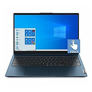 Lenovo IdeaPad 5 Laptop, 15" FHD Touch Display, 8-core AMD Ryzen 7 5700U, Wi-Fi 6, Backlit KB, Webcam, Fingerprint, USB-C, Win 10 Home, 16GB RAM, 1TB PCIe SSD, w/Mouse pad