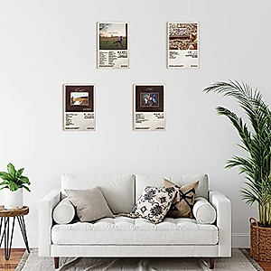 ManRule Zack Bryan Posters Set of 6 Album Cover Posters 8 by 12 inch Music Posters for Room Aesthetic Canvas Wall Art for Teens Room Decor UNFRAMED (Zack Bryan)