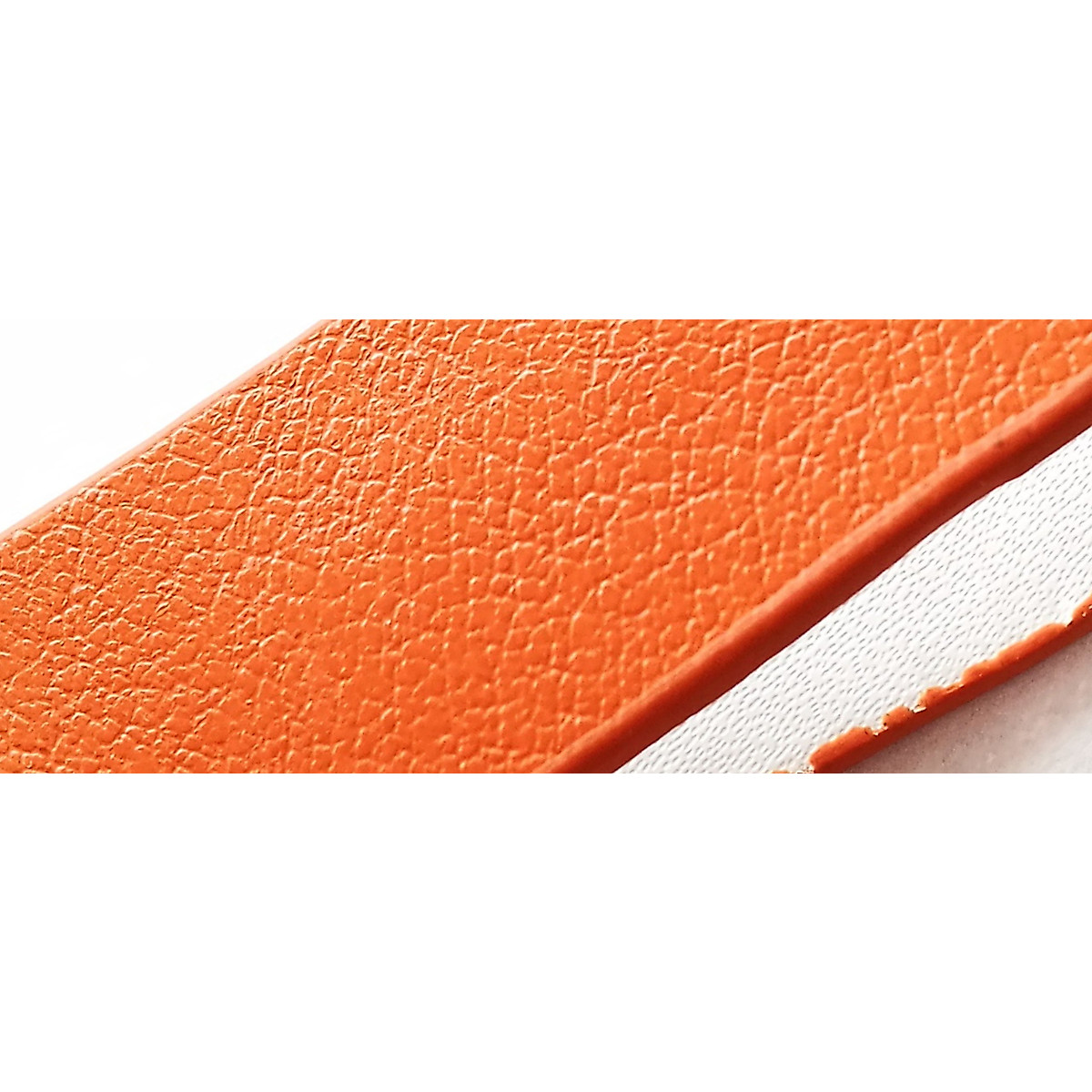 UbiGear Compact Smart Key Chain Expandable Leather Holder Organizer (Hold 1-6 Keys) (Leather, Orange)