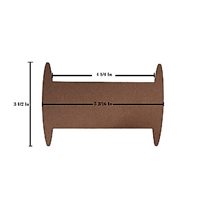 Ribbon Storage Ribbon Spools (50 spools) - Craft Organizer-Wrapping Paper Storage-Bin-Storage Cabinet Organization-Twine Storage Wrapping Lace Storage (Medium Long)