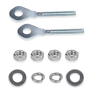 FLYPIG 0.4" 12MM Chain Axle Adjuster Tensioner for 50CC 70CC 90CC 110CC 125CC ATV Quad Dirt Bike Taotao Buyang Coolsport Kazuma Sunl Roketa CRF50 CRF70 CT70 XL75 XR50 XR70 XR80 XR100 Z50R Z50A Z50