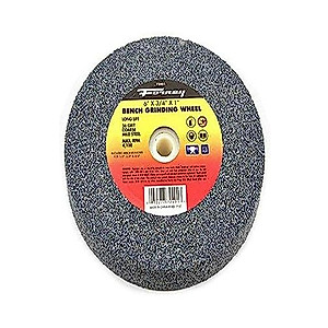 Forney 72400 Bench Grinding Wheel, Vitrified with 1-Inch Arbor, 60-Grit, 6-Inch-by-3/4-Inch