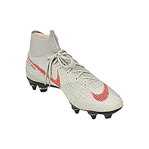 Nike Superfly 6 Elite SG-Pro AC Mens Football Boots AH7366 Soccer Cleats (UK 6.5 US 7.5 EU 40.5, Wolf Grey Light Crimson 060)