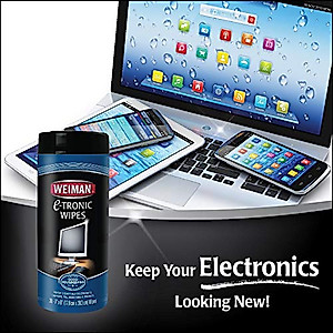 Weiman Disinfecting Electronic Cleaning Wipes, 30 Count