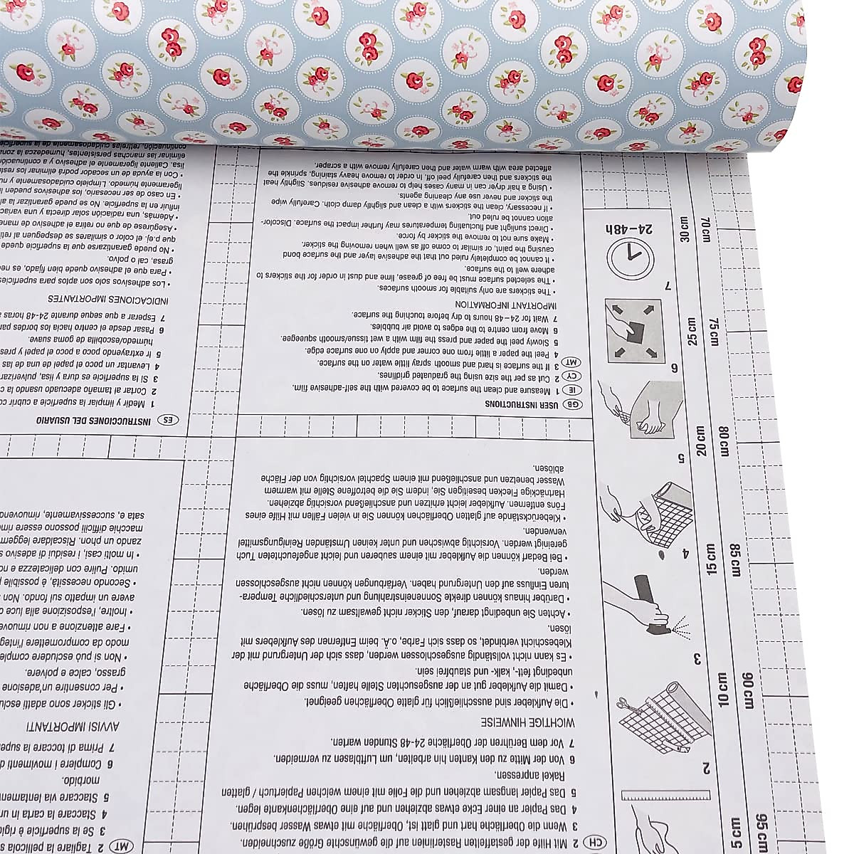 Yifasy Cute Animal Shelf Liner Removable Cabinet Drawer Covering Vinyl Paper Easy Use Christmas Home Decor 17.7 Inch by 9.8 Feet