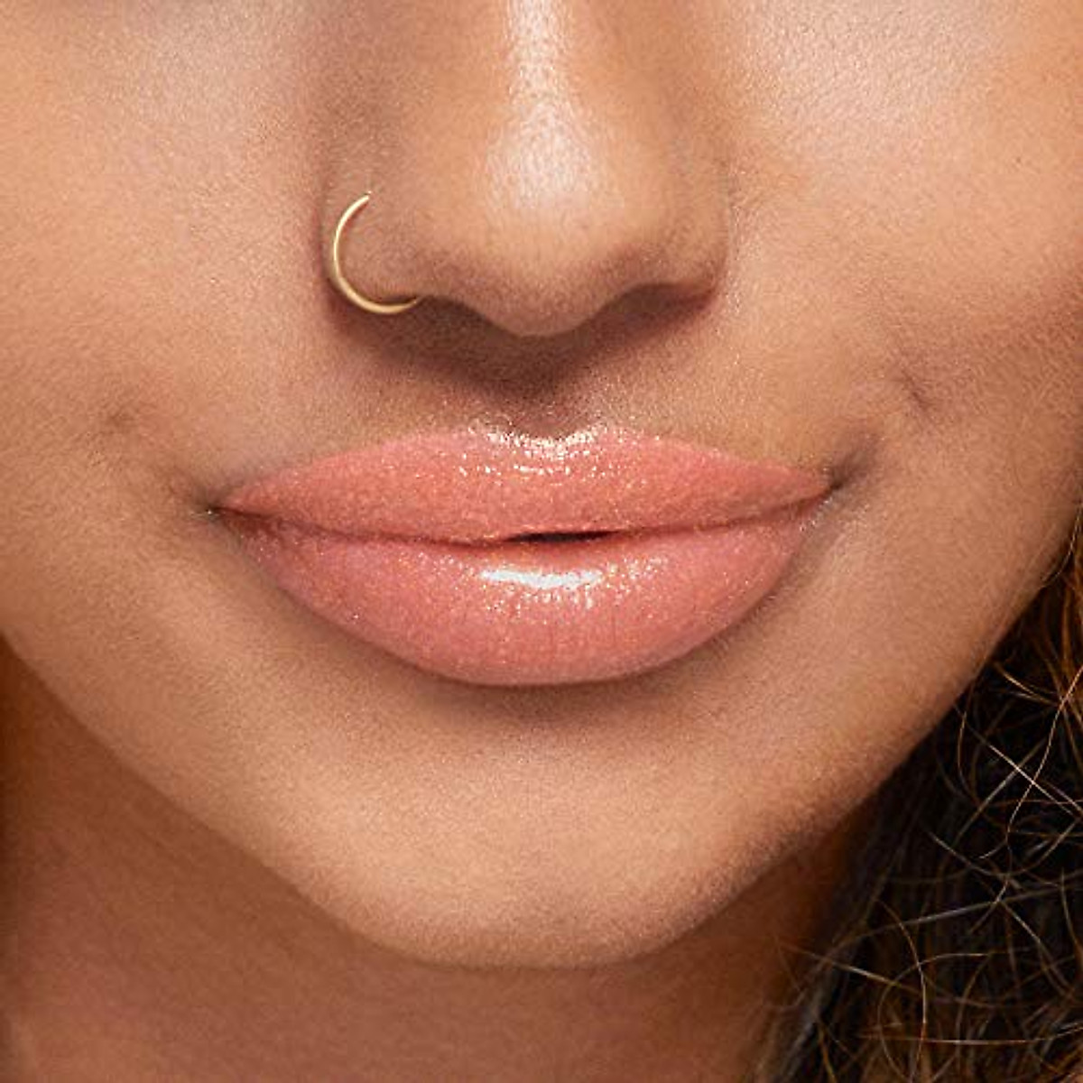 Rimmel Stay Glossy Lip Gloss - Non-Sticky and Lightweight Formula for Lip Color and Shine - 120 Non-Stop Glamour, .18oz