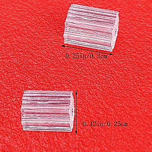 1000Pcs Silicone Earring Backs, Soft Clear Ear Safety Back Clutch Stopper Replacement for Fish Hook Earrings