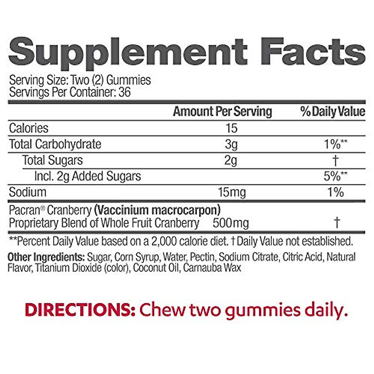 AZO Cranberry Urinary Tract Health Gummies Dietary Supplement, 2 Gummies = 1 Glass of Cranberry Juice, Helps Cleanse & Protect, Natural Mixed Berry Flavor, Non-GMO, 72 Gummies