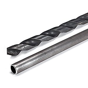 SnakeBit Drill 3/8" x 18" Wood & Masonry Cable Installer Drill Bit - Hollow Shank - 2 Pack - MADE IN USA