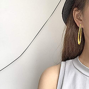 Lightweight Teardrop Hoop Earrings for Women