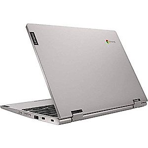 Lenovo Chromebook C340 2-in-1 Convertible Laptop, 11.6" HD Touchscreen, Intel Celeron N4000, 32GB eMMC, 4GB DDR4 RAM, WiFi, USB Type-C, Bluetooth, Webcam, Chrome OS, Platinum Gray