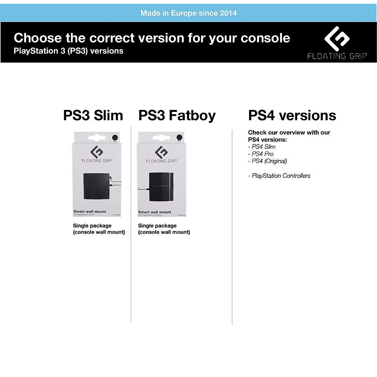 2x PS controller Wall Mounts