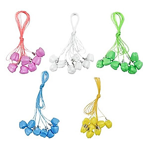 Teeth Storage Box, YOUYA DENTAL Lovely Baby Milk Tooth Fairy Box Tooth Organizer Teeth Save Box Container with Necklace Cases Gift for Kids Children- Colorful(50 Pieces)