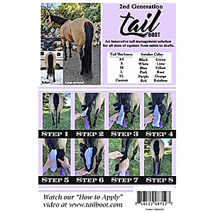 The Tail Boot-Tail Bag for All Equines (Large Black Swisher)