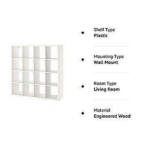 Ikea ' New KALLAX Shelf Unit White, 57 7/8x57 7/8"
