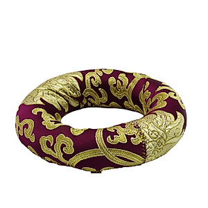 Tibetan Singing Bowl 8 Inch Large Hand Hammered Chakra Bowl 7 Metal Meditation Bowl for Cleansing, Chakra Balancing, Mindfulness, Yoga, Décor, Gift Set (Comes with Cushion, Mallet and Box