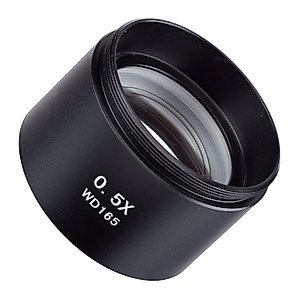 AmScope SM05 0.5X Barlow Lens For SM Series Stereo Microscopes (48mm)