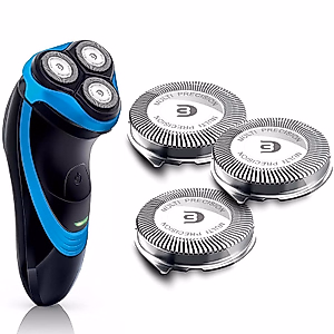 SH30 Replacement Heads Compatible with Philips Norelco 3000, 2000, 1000 Series Shavers and S738 Click and Style, Razor Blades for S1560 Shaver