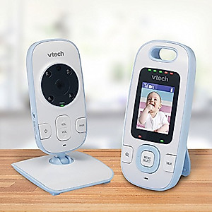VTech BV73121BL Digital Video Baby Monitor with Full-Color and Automatic Night Vision, Blue