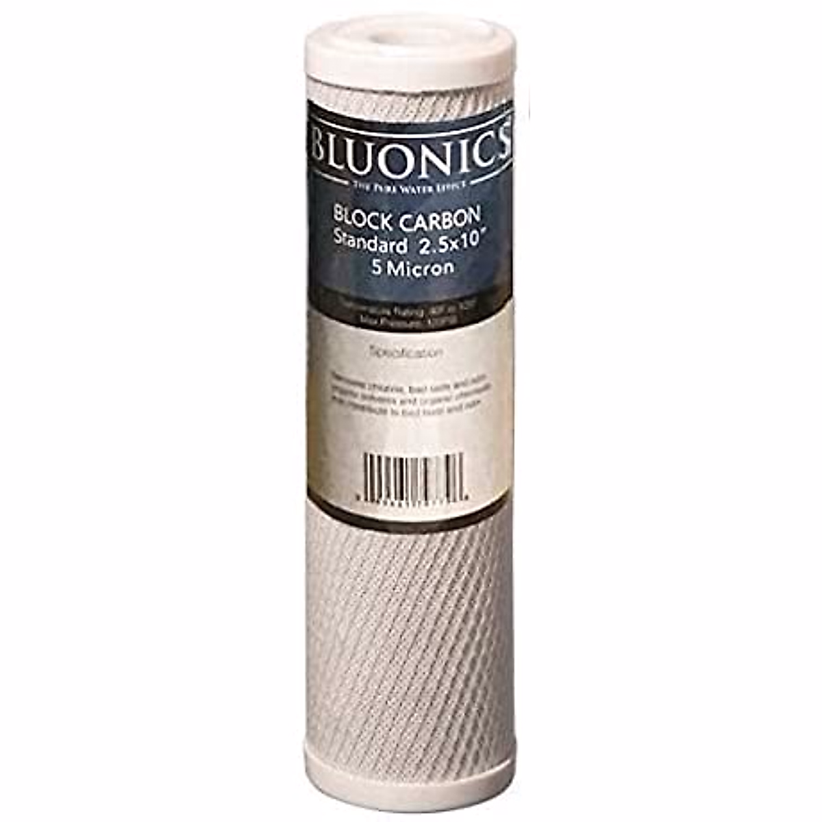 2.5" x 10" Sediment & CTO Carbon Block Replacement Filters Package of 12 Total Bluonics Filters