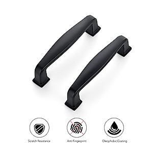 Ravinte 15 Pack Solid 3 Inch Kitchen Cabinet Handles Matte Black Cabinet Pulls Black Drawer Pulls Kitchen Cabinet Hardware Kitchen Handles for Cabinets Cupboard Handles Drawer Handles