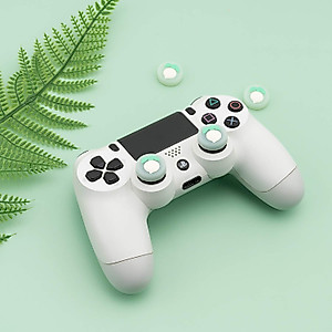 GeekShare Fruits Theme Playstation 4 Controller Thumb Grips, Thumbsticks Cover Set Compatible with Switch Pro Controller and PS4 PS5 Controller, 4 Pcs - Cherry and Turnip