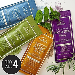 Village Naturals Therapy, Mineral Bath Soak, Aches & Pains Nighttime Relief, 2 Oz, Pack of 12