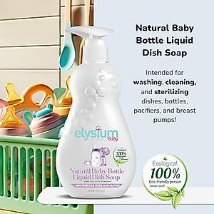 Premium Baby Dish Soap And Baby Bottle Cleaner Baby Bottle Soap Non - Toxic Ingredients Ecological Liquid Formula for Effective & Easy Cleaning Baby Travel Essentials 13.5 Fl Oz Pack Of 2