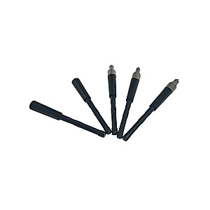 ZSHJGJR Archery Arrow Insert 4.2mm Arrow Connect Arrowhead Points Pipe for DIY Hunting Arrow Accessory 12 Pieces (Black)