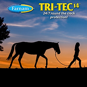 Farnam Tri-Tec 14 Horse Fly Spray, Kills, Repels, Protects, 32 Ounces