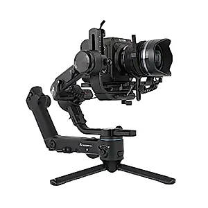 FeiyuTech SCORP PRO Official-Authorized Gimbal Handheld Camera Stabilizer with Remote Handle and OLED Screen for Mirrorless Camera for Sony,Canon,Nikon,Fujifilm,10.5 lb Payload，Without Case