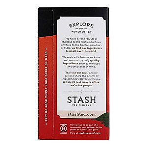 Stash Tea Decaf Chai Spice Tea 18 Count Tea Bags (packaging may vary) Individual Decaffeinated Black Tea Bags, Use in Teapots Mugs or Cups, Brew Hot Tea or Iced Tea