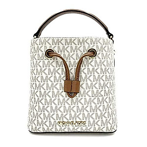 Michael Kors Suri Small Bucket Shoulder Bag (Vanilla PVC)