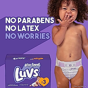 Luvs Size 3 Baby Diapers, Platinum Protection Bluey Diapers for Day & Night, Size 3, 34 Count (Packaging May Vary)
