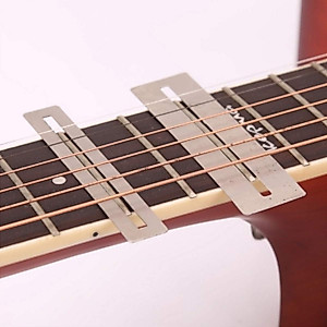 2 Set Guitar Fingerboard Guards, Stainless Steel Guitar Fingerboard Protector, Luthier Tool, Fretboard Protector