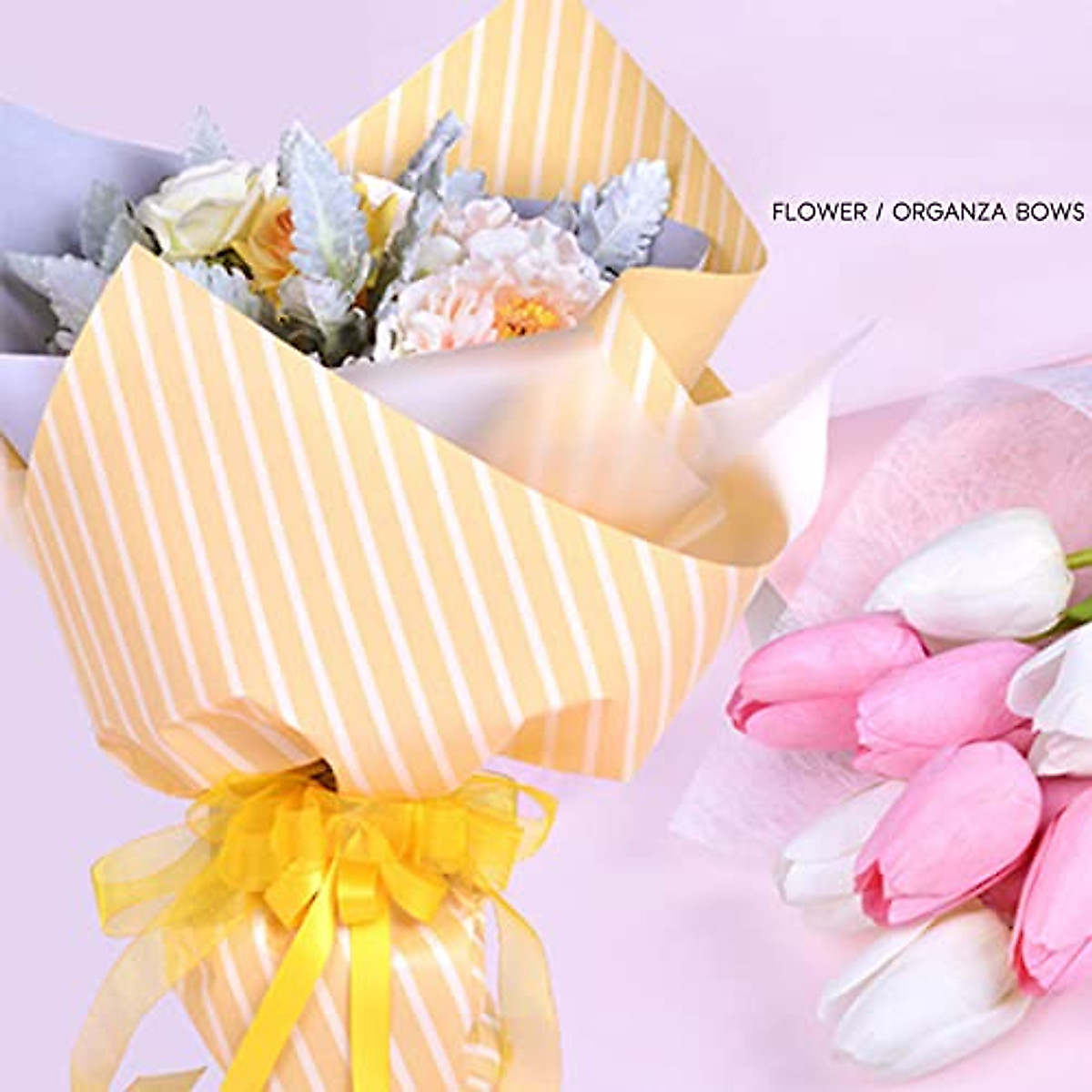 Gift Ribbon for Gifts Wrapping -50 Yards (150ft) Pink 1 inch Ribbons for Christmas Tree Wrap Wedding Party Decoration and Crafts, Ribbon of Anniversary Presents