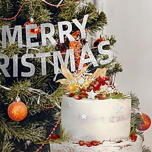 Double-sided Silver Glitter Cardstock 12x12 for Cricut - Goefun 24 Sheets 12x12 Silver Cardstock, 300 GSM/110LB Silver Glitter Paper for Crafts, Christmas, Anniversary