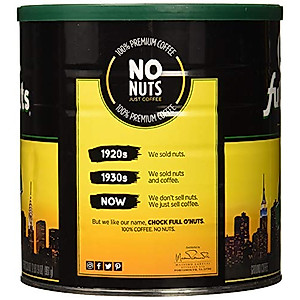 Chock Full O Nuts Decaffeinated Coffee, 33.9 Ounce