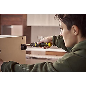 STANLEY Ratchet Screwdriver Speed Drive + 3X Bits