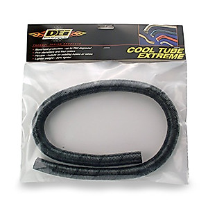 Design Engineering 010428 Cool-Tube Extreme Black 0.75" x 3' Heat Reflective Sleeve