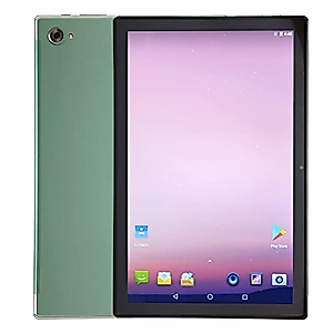 lonuo HD Tablet Green 10.1 Inch 6000mAh Rechargeable Office Tablet (US Plug)
