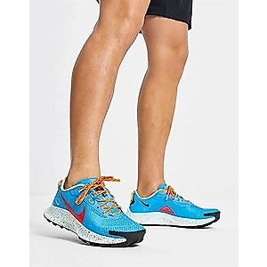Nike Mens Pegasus Trail 3 Knit Gym Running Shoes Blue 9.5 Medium (D)